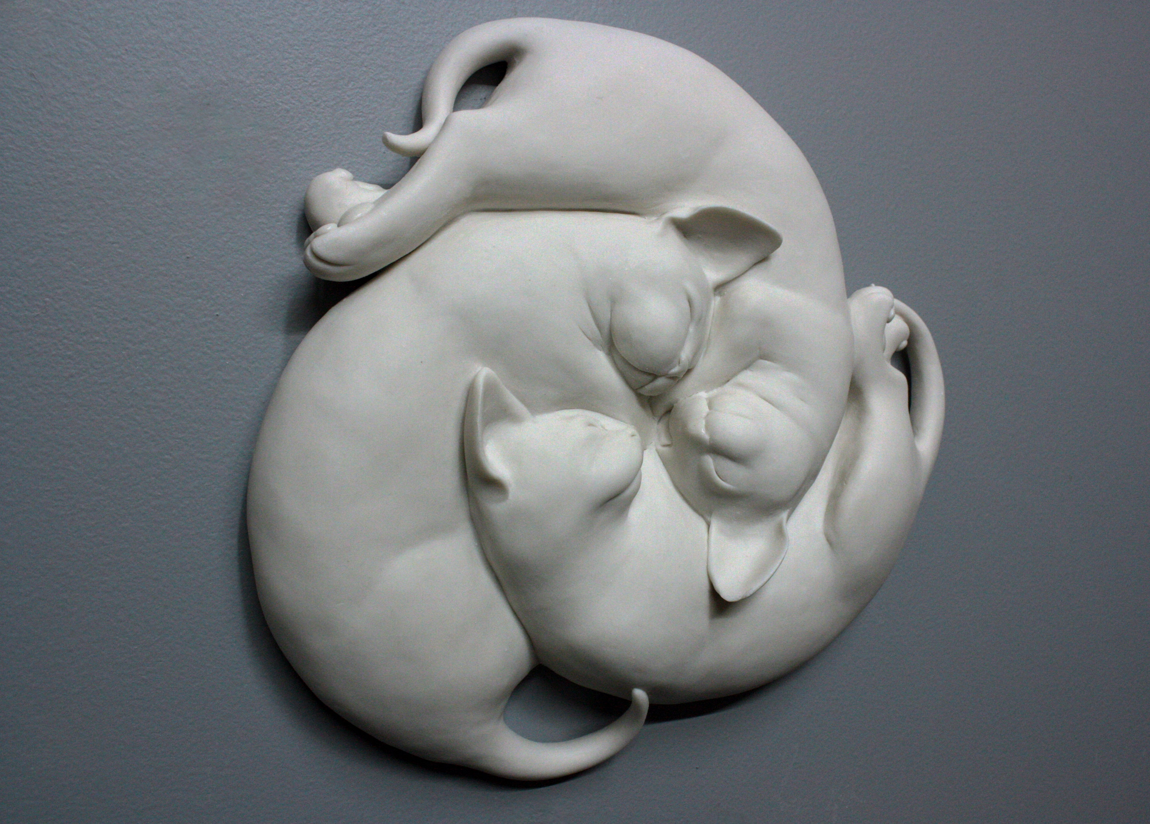 Bethany Krull - Kitty Cuddle Pile – Antler Gallery